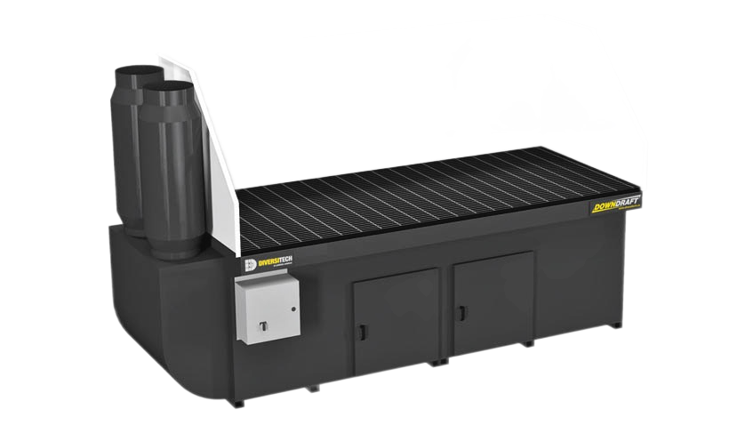 DiversiTech 3’x8’ Dry Downdraft Table (base model) | Air Filtration Systems